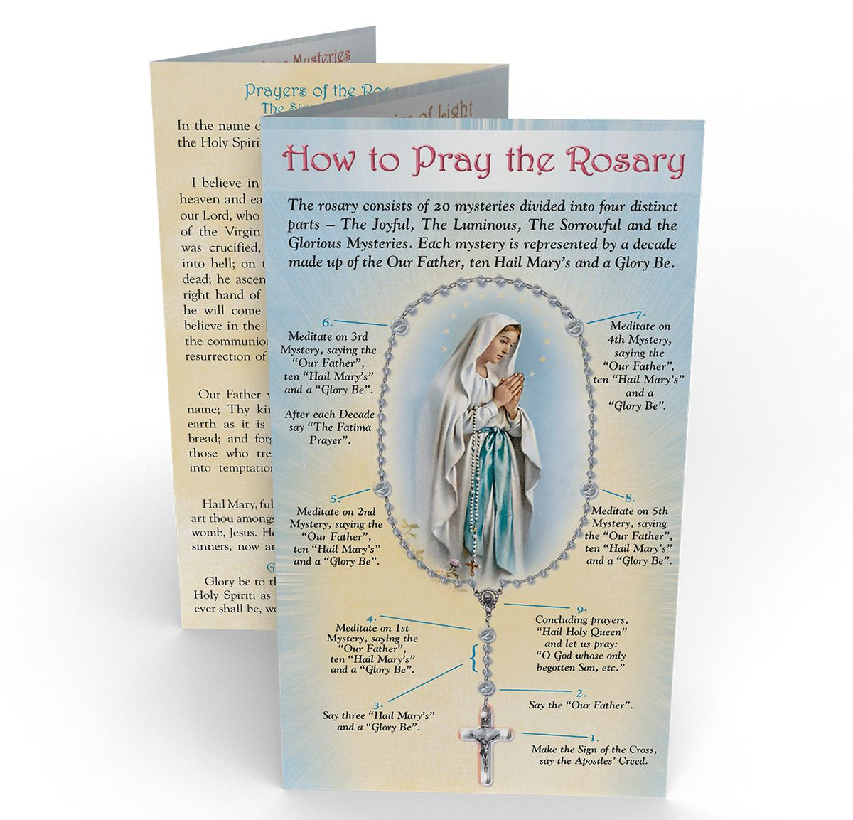 How To Pray The Rosary pamphlet – Celtic Cove Catholic Bookstore