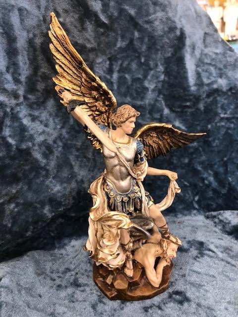 St Michael the Archangel Statue by Liscano – Celtic Cove Catholic Bookstore
