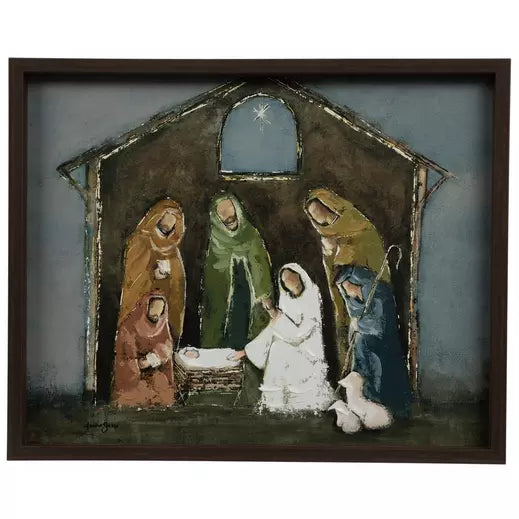 Rustic Nativity Scene Wood Wall Decor – Celtic Cove Catholic Bookstore
