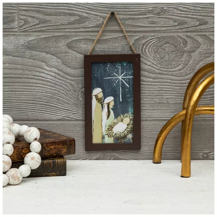 Nativity Scene Wood Wall Decor – Celtic Cove Catholic Bookstore