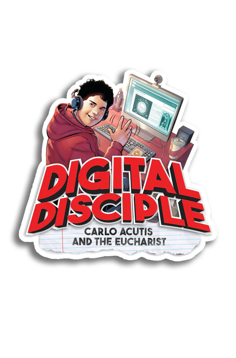 Bl. Carlo Acutis Vinyl Sticker – Celtic Cove Catholic Bookstore