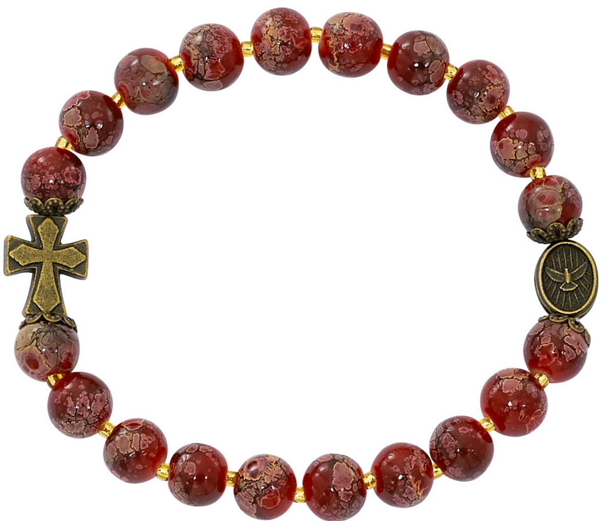 RED HOLY SPIRIT STRETCH – Celtic Cove Catholic Bookstore