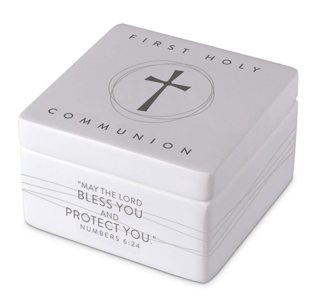 First Holy Communion Keepsake Box – Celtic Cove Catholic Bookstore