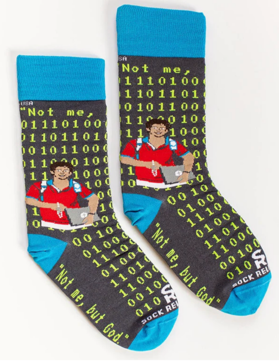 Blessed Carlo Acutis Coding Socks - Adult OSFM – Celtic Cove Catholic ...