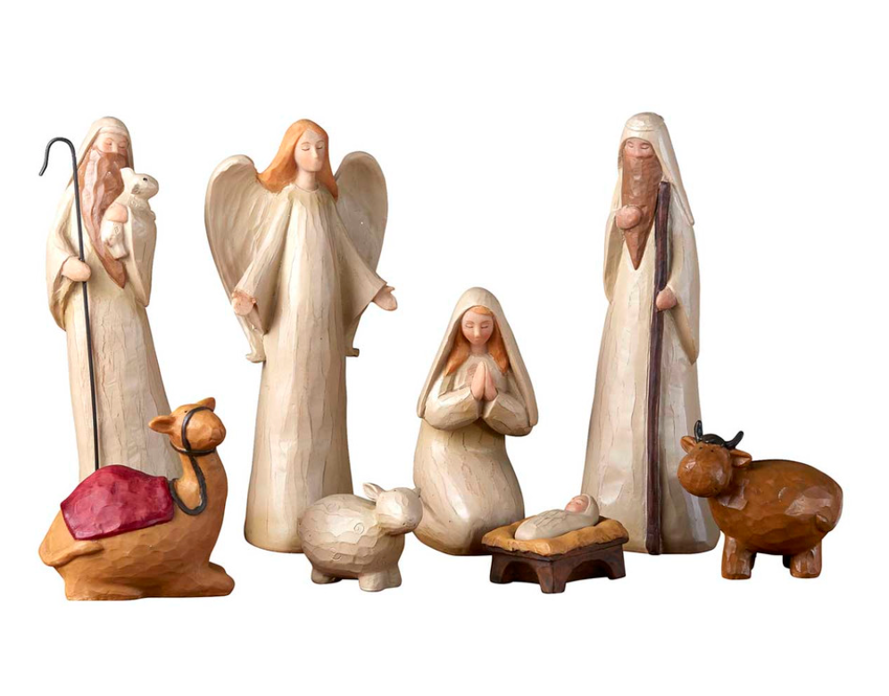 Nativity Set - 8 piece – Celtic Cove Catholic Bookstore