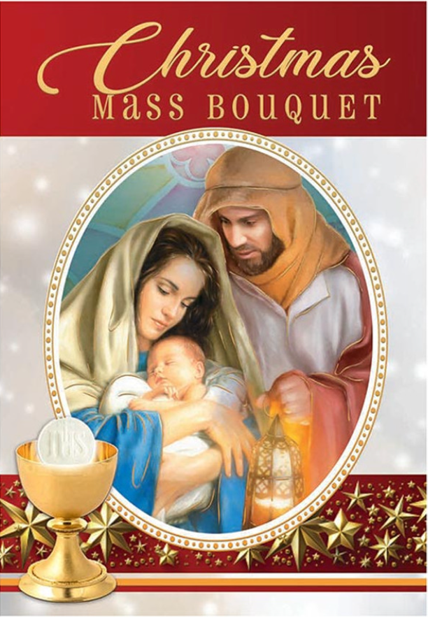 CHRISTMAS MASS BOUQUET Card – Celtic Cove Catholic Bookstore