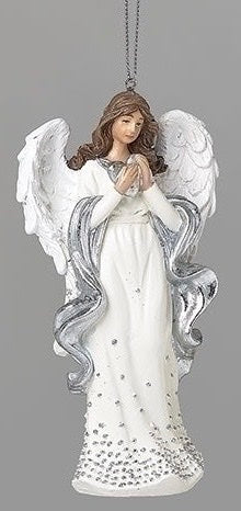 5" Angel Ornament With Silver Trim - Two Styles – Celtic Cove Catholic ...