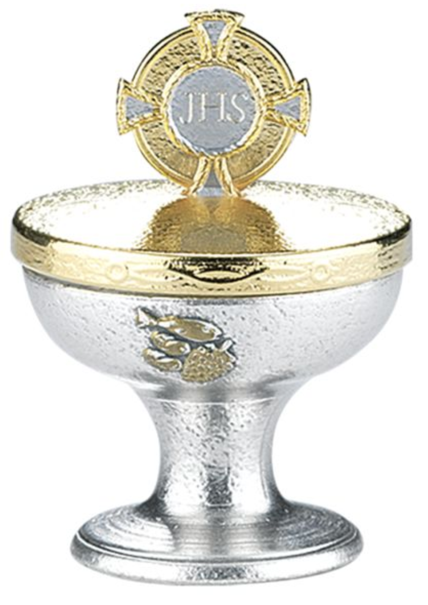 3'' Two-Tone Metal Communion Chalice Keepsake Box – Celtic Cove ...